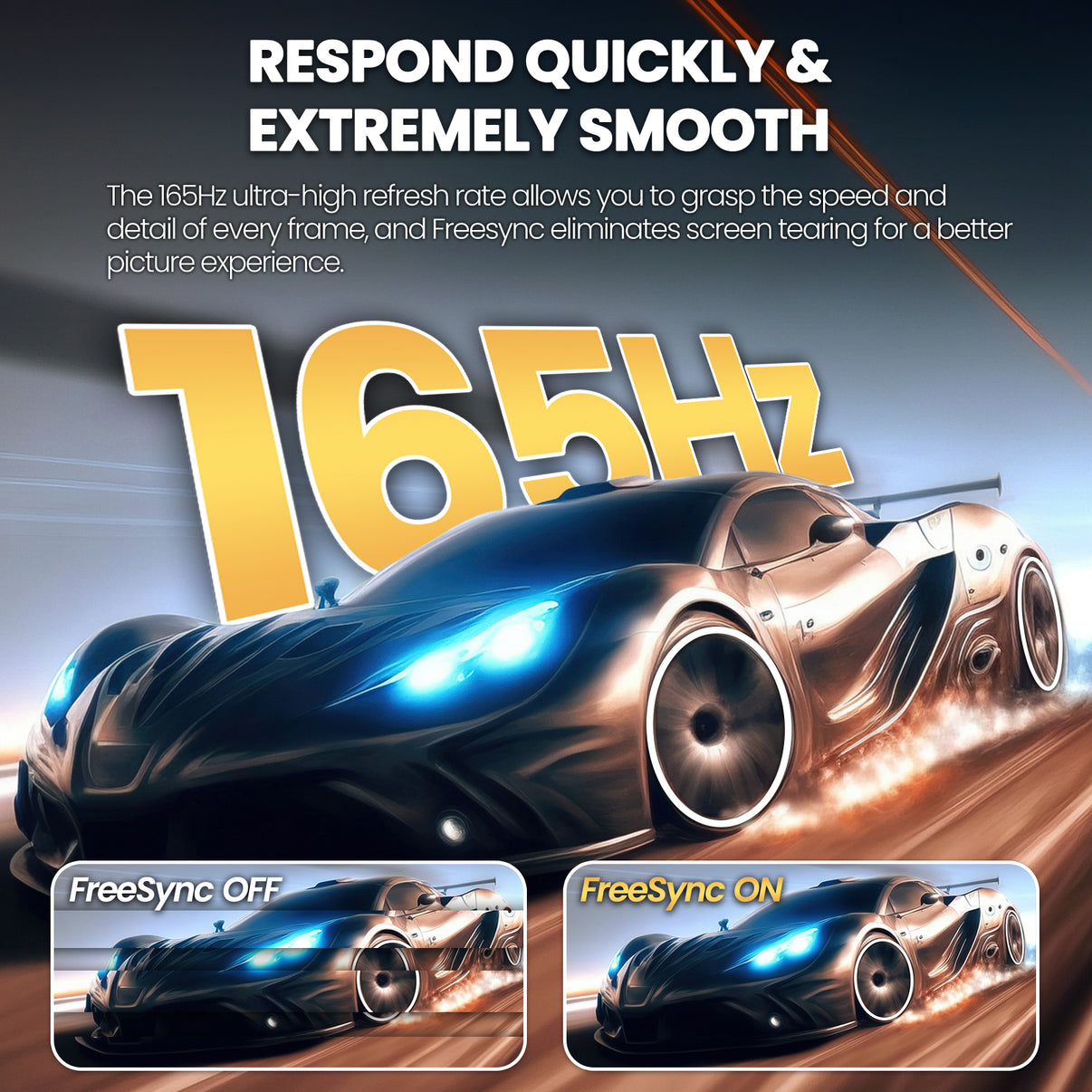 34 Inch 165Hz Ultrawide Curved Gaming Monitor – Suevery